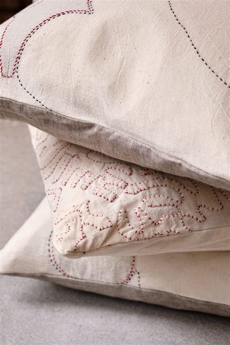 Double Sided Hand Stitched Cushion By RaasLeela Textiles IOTA