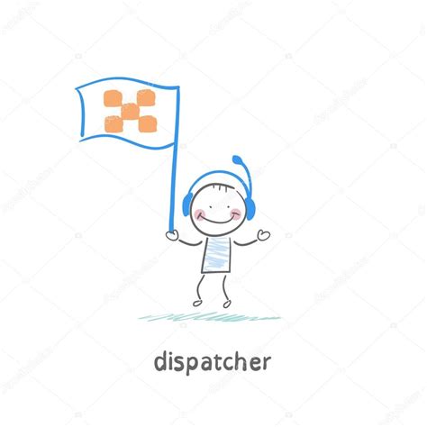Dispatcher — Stock Vector © File404 30384225