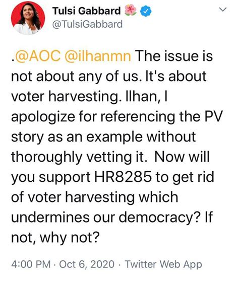 Tulsi Gabbard Responds To Aoc On Twitter Scrolller