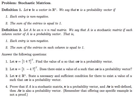 Stochastic Vector At Collection Of Stochastic Vector