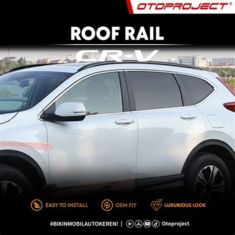 Jual Otoproject Roof Rail A N CRV Turbo Mod Lo Design Glossy Black Shopee Indonesia