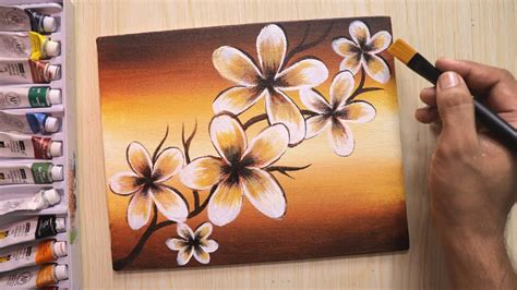 Flowers Acrylic Painting For Beginners At Raymond Schulz Blog