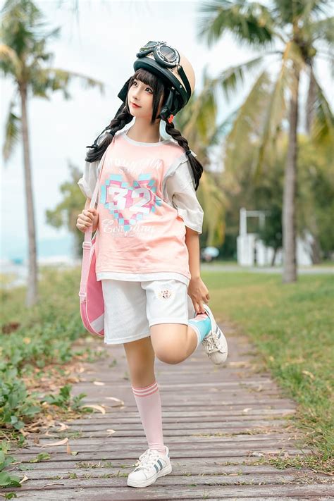 Chun Momo Asian Model Beach Hd Wallpaper Wallpaperbetter