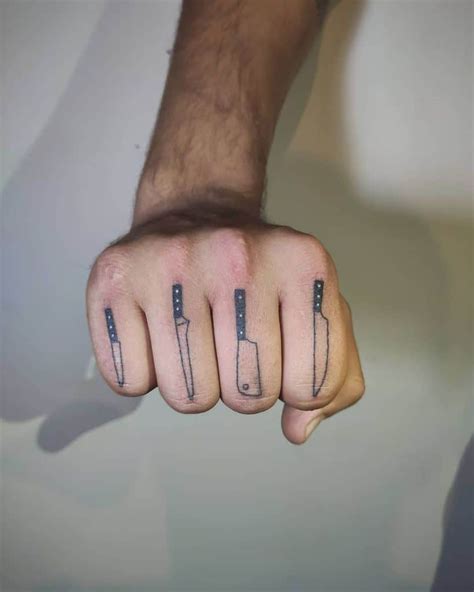 Simple Finger Tattoos For Men
