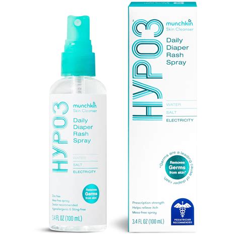 Munchkin® Hyp03™ Diaper Rash Spray With Hypochlorous Acid Removes Rash