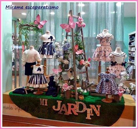 Escaparate Primavera Moda Infantil Tienda De Ropa Niños Decorar