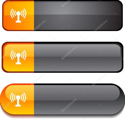 Radio Button Set Stock Vector Maxborovkov