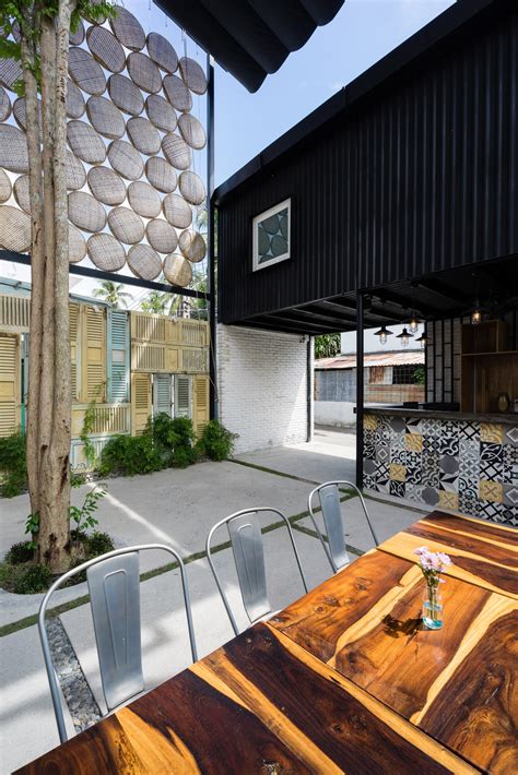 Stacked Shipping Containers House Bedrooms At Vietnam Hostel By Tak Architects