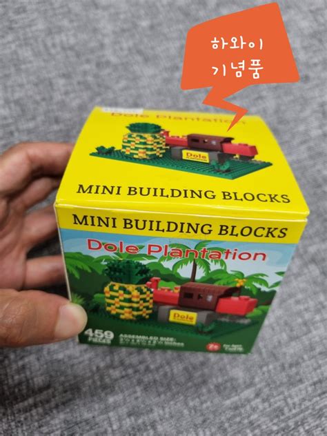 하와이 파인애플 농장 돌 플랜테이션 미니 빌딩 블럭 6세 6살 아이 하와이기념품 네이버 블로그