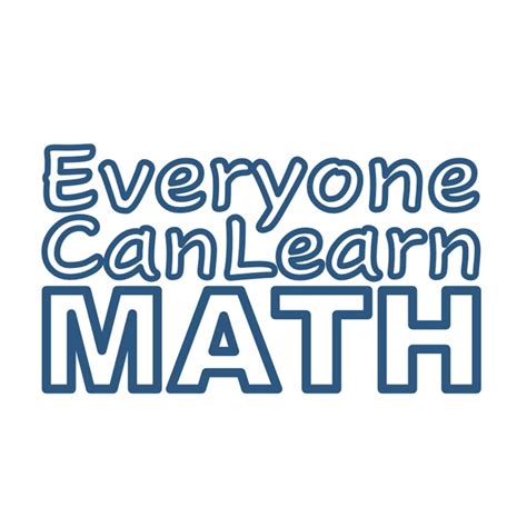 Everyone Can Learn Math YouTube