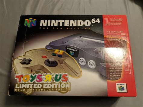 Nintendo 64 Gold Console Na Consolevariations
