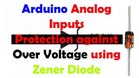 Input Overvoltage Protection For Arduino Inputs Using A Zener Diode
