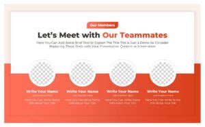 Free Team Introduction Slide For PowerPoint And Google Slides