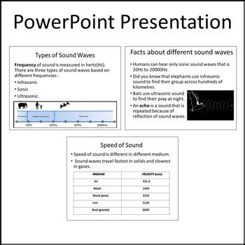 Sound Energy PowerPoint Presentation Science Distance Learning TPT
