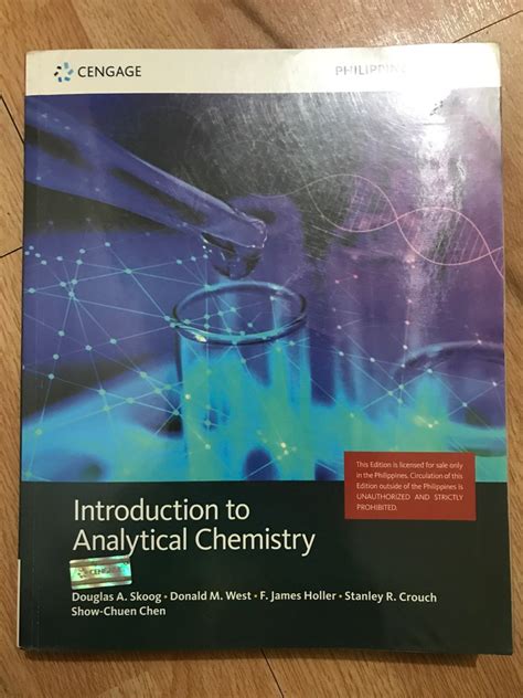 Introduction To Analytical Chemistry Hobbies And Toys Books And Magazines