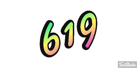 619 Number Animated  Logo Designs