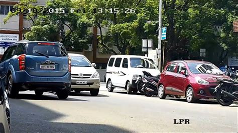 License Plate Recognition Lpr Camera Demo Video Youtube