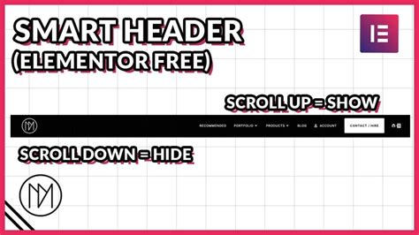 Showhide Elements Based On Scroll Direction Elementor And Javascript