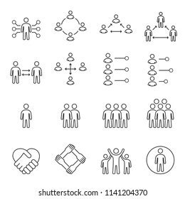 Vector Set Linear Quality Icons Stock Vector Royalty Free