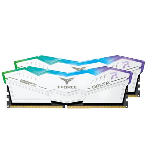 Memoria Ram Teamgroup T Force Delta Rgb 32gb 16gbx2 Ddr5 6400 Mhz Pc5 51200 Blanco