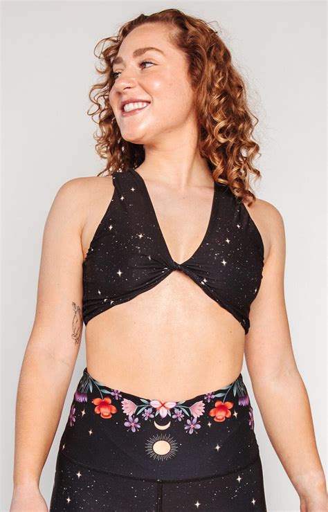 Reversible Twist Top In Celestial Timing Yoga Democracy
