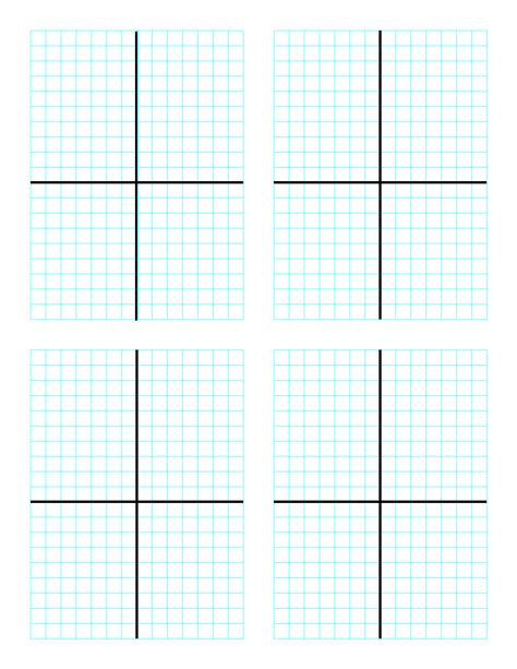 Cartesian Graph Four Per Page Free Download