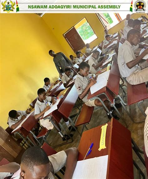 Hon Isaac K Buabeng Wishes Bece Candidates Well