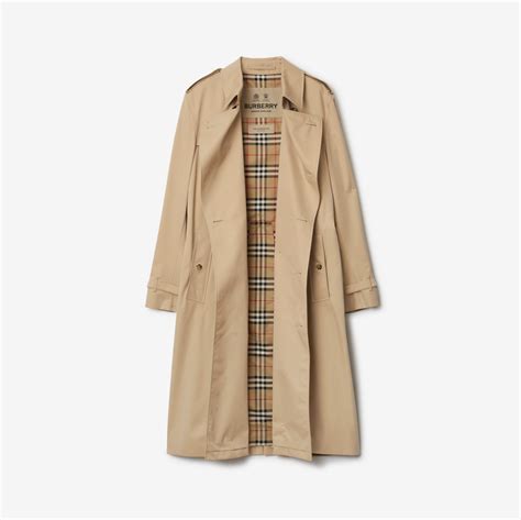 Long Kensington Heritage Trench Coat In Honey Men Burberry® Official