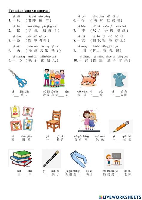 量词 Online Activity For 4 You Can Do The Exercises Online Or Download The Worksheet As Pdf