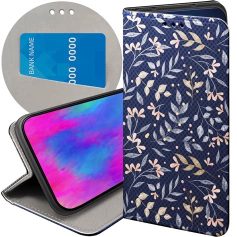Etui Z Klapką Do Xiaomi Redmi Note G Wzory Floral Botanika Bukiety Case Hello Case Sklep