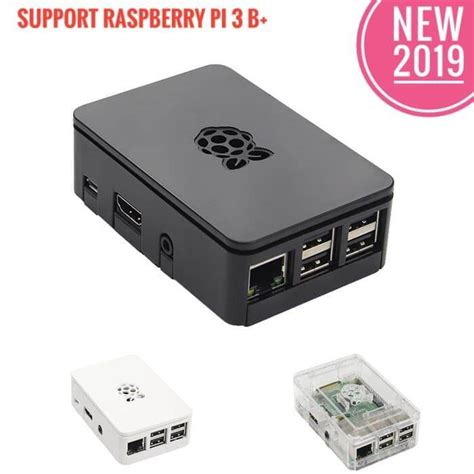 Raspberry Pi 3 Abs Plastic Case Box Enclosure Tahan Panas Logo Raspi Transparant Lazada