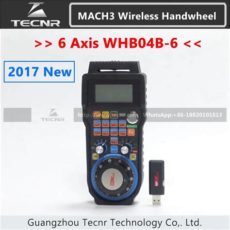 XHC 6 Axis MACH3 Wireless Handwheel CNC MPG Handwheel Manual USB