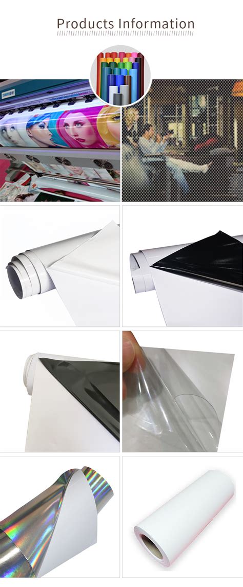 High Glossy Eco Solvent Printing Vinyl Manufacturers