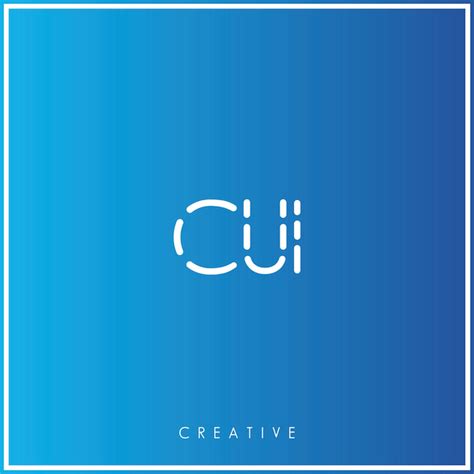 Premium Vector Cui Premium Vector Latter Logo Design Creative Logo Vector Illustration Minimal