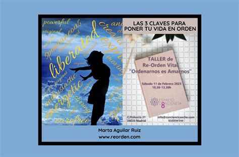 Noticia Las 3 Claves Para Poner Tu Vida En Orden Taller Presencial