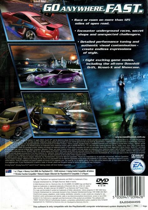Need For Speed Underground 2 Box Shot For PlayStation 2 GameFAQs