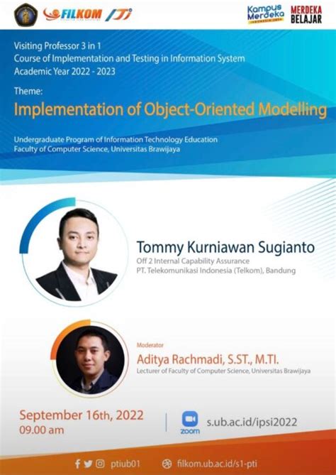 Visiting Professor And Practitioner Lecture 3in1 Implementation Of