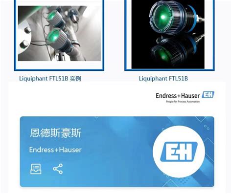 德国e h恩德斯豪斯ftl51b音叉液位限位开关 电容式限位检测 产品关键词 音叉液位开关ftl51b