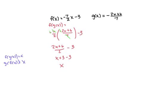 SOLVED Exer 19 22 Use The Theorem On Inverse Functions To Prove That F And G Are Inverse