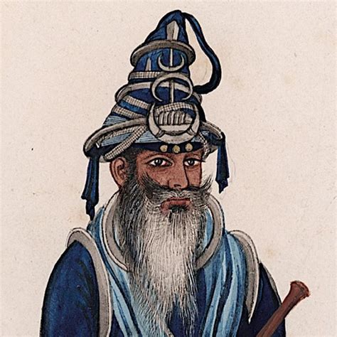 An Akali Nihang Kapur Singh Amritsar C 1860 65 Inscribed On Reverse