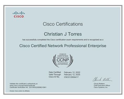 Christian Torres On Linkedin Ccnp Cisco Networking Certification