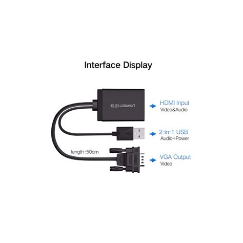 Ugreen Vga To Hdmi Converter 60814 Buy Online Nepal