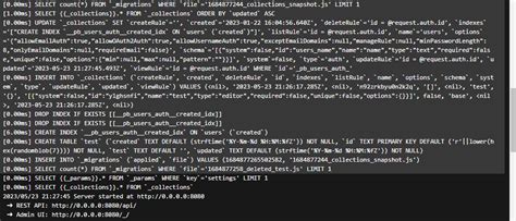 Table Appears Again After Deletion · Issue 2550 · Pocketbase