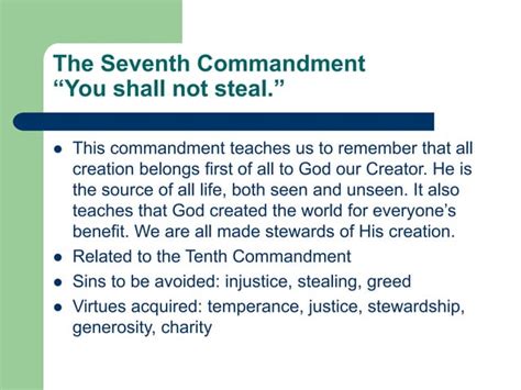 The Seventh Commandmentppt