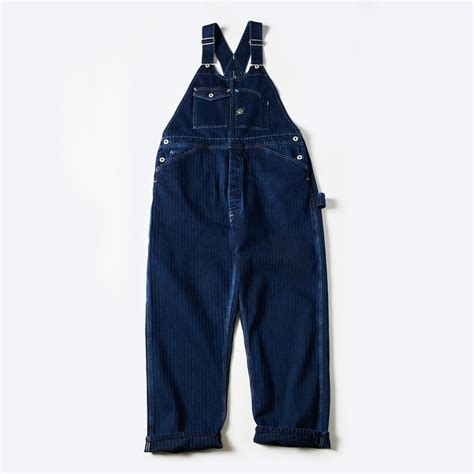 1402 Hbi No2 Overalls Herringbone Denim Double Indigo Post Oʼalls