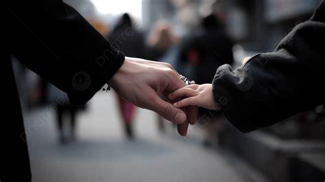 남자와 여자는 거리에서 도시 위에 손을 잡고 있다 어른과 아이의 손 고화질 사진 사진 양복 바지 배경 일러스트 및 사진 무료 다운로드 Pngtree