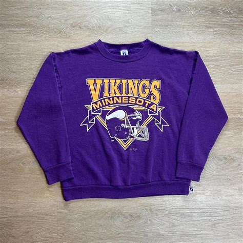 Vintage Minnesota Vikings Crewneck Logo 7 Tag Depop
