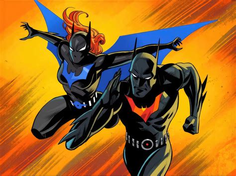 1024x768 Batman Beyond With Lady Batgirl Wallpaper 1024x768 Resolution