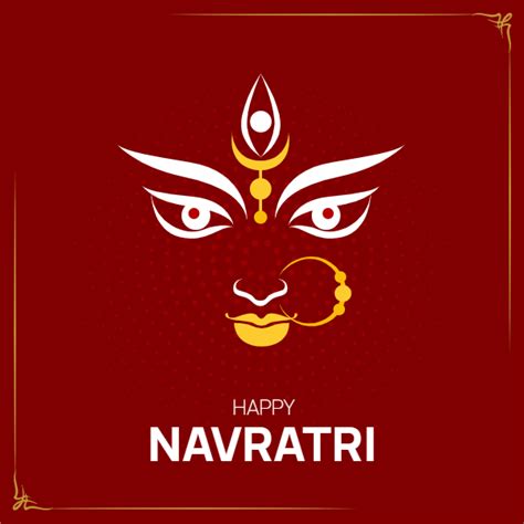 Navratri Goddess Instagram Posts Design Templates