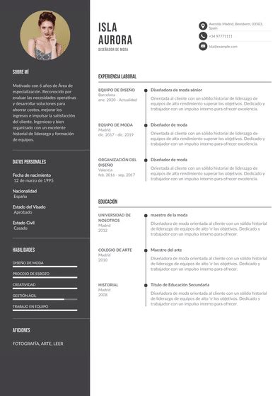 Curriculum vitae básico Qué información debe tener y cómo es la plantilla